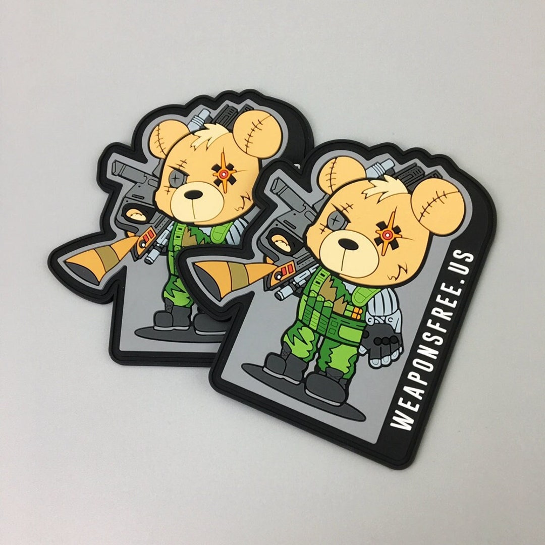 100 Pvc Patch Custom, Soft Pvc Patch, Custom Personalized PVC Morale ...