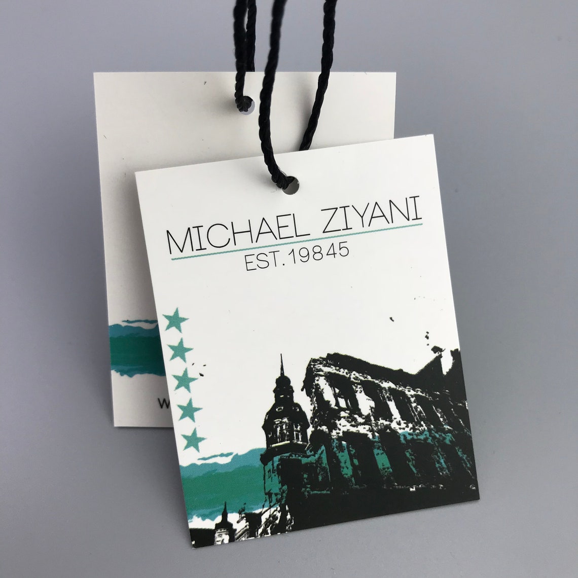 200 Business Card Swing Tags Hang Tag Hang Tags Clothing - Etsy