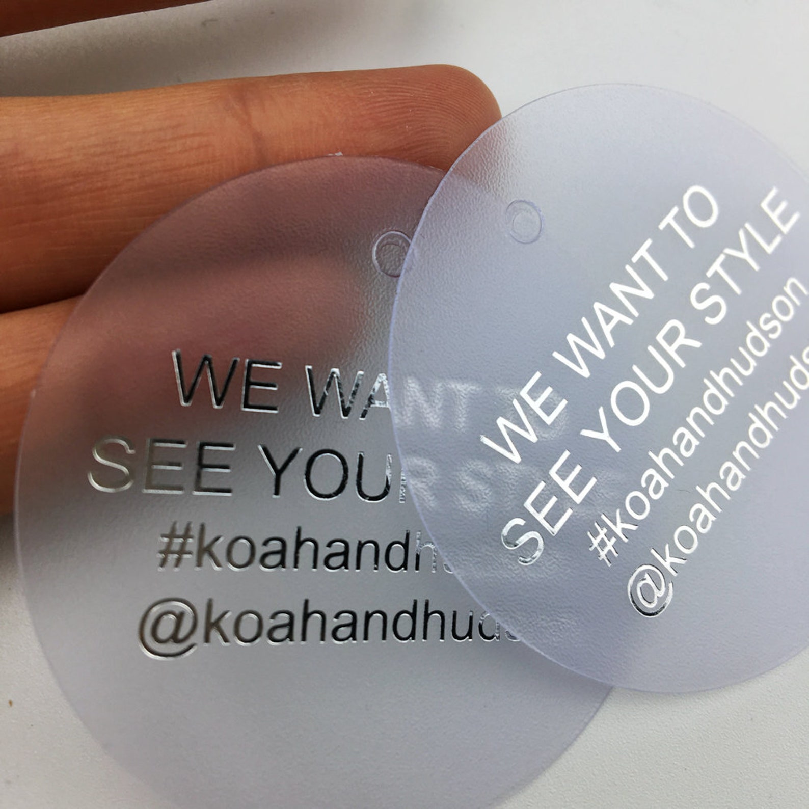 1000 Clear Tags Pvc Tags PVC Hang Tags Custom Pvc Business - Etsy Canada