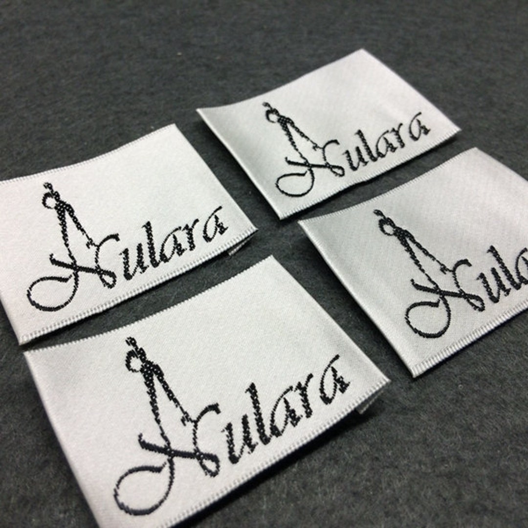 Satin Woven Label, Satin Label, Woven Label, Clothing Woven Label ...