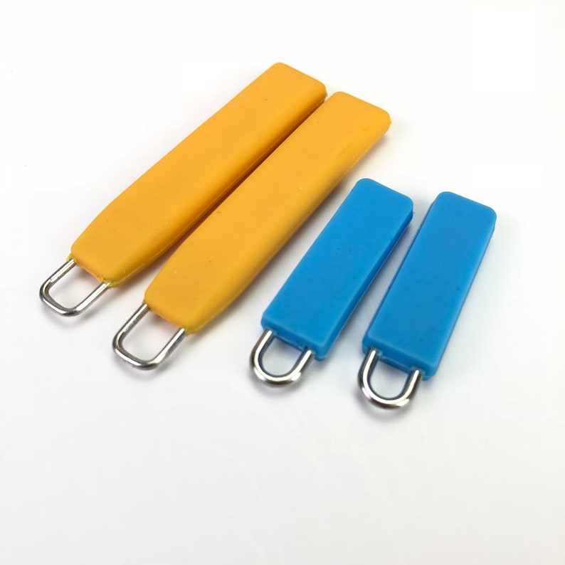 100 Zipper pull/head/tab Long Pull Zipper Heads custom | Etsy