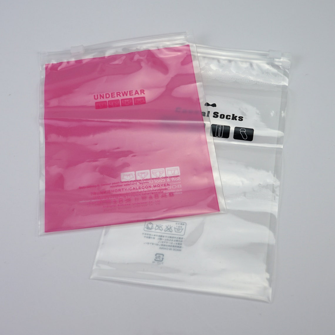 300 Custom Plastic Bags High Quality Zipper Bag Frosted - Etsy