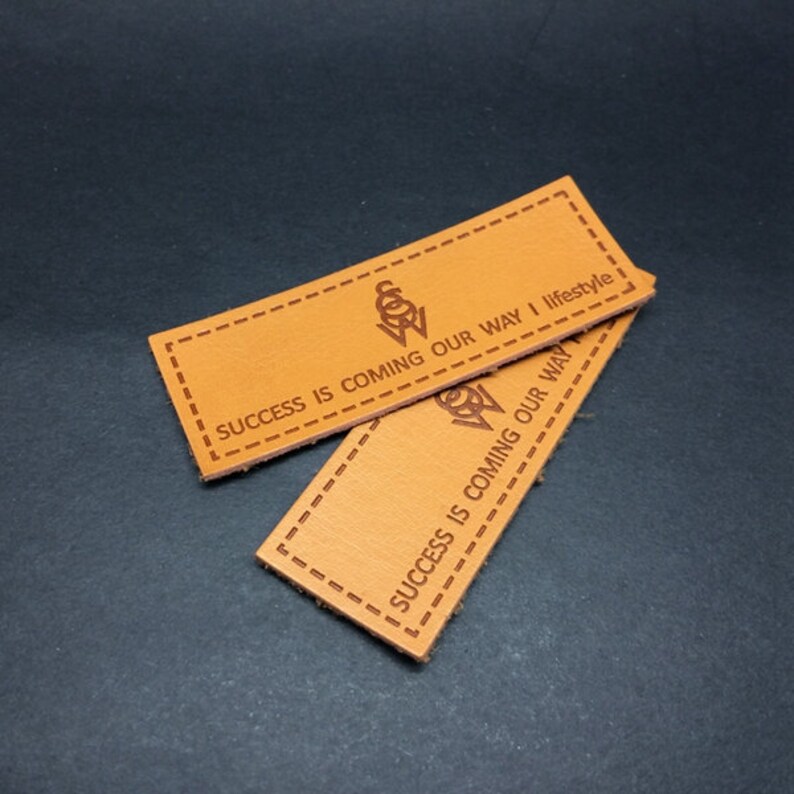 300 Genuine Leather Label Leather Embossed Patch Leather - Etsy