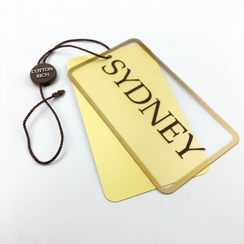 1000 clear tags pvc tags PVC hang tags custom pvc business | Etsy