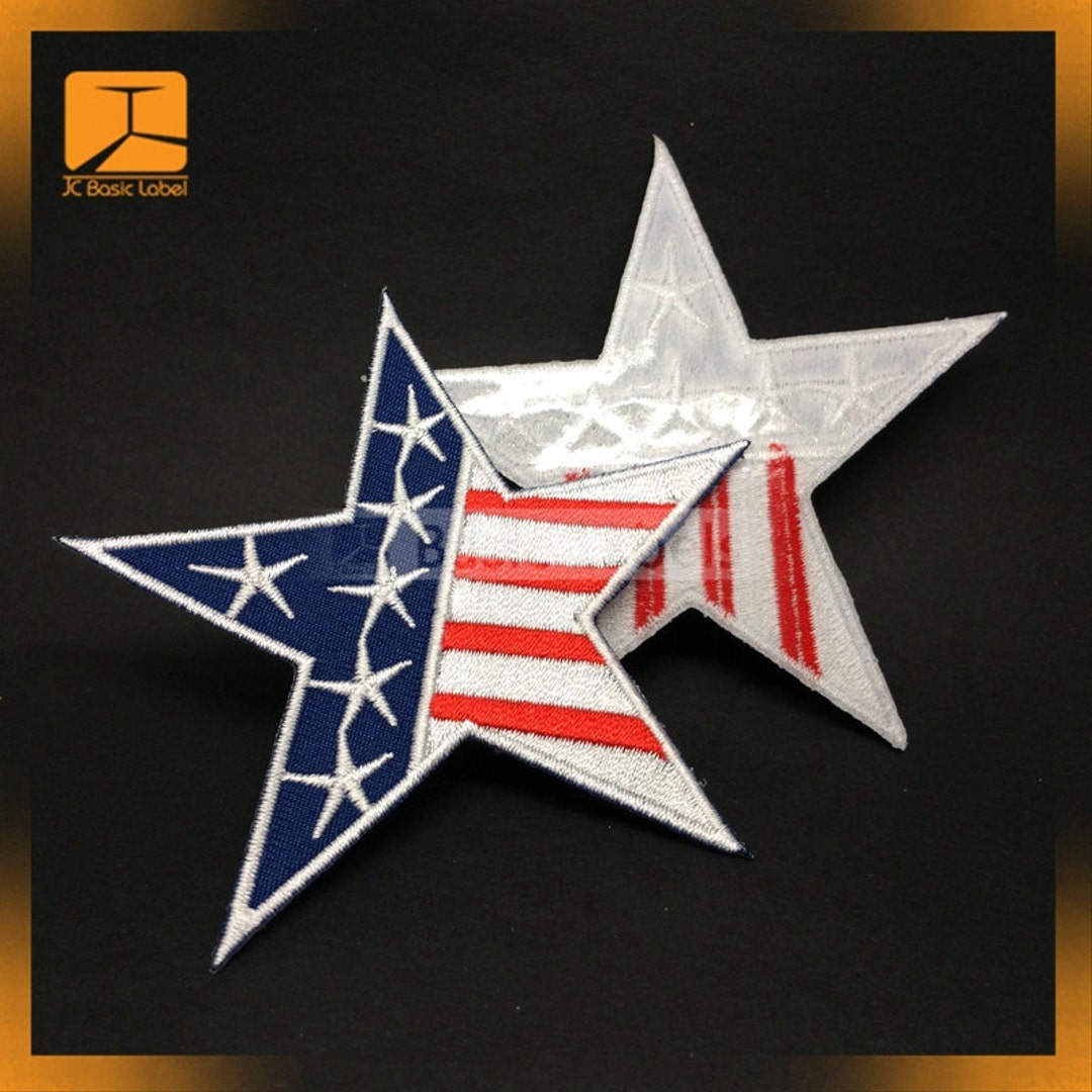 50 Embroidered Patch, Iron on Patch, Custom Patches, Embroidered Name ...