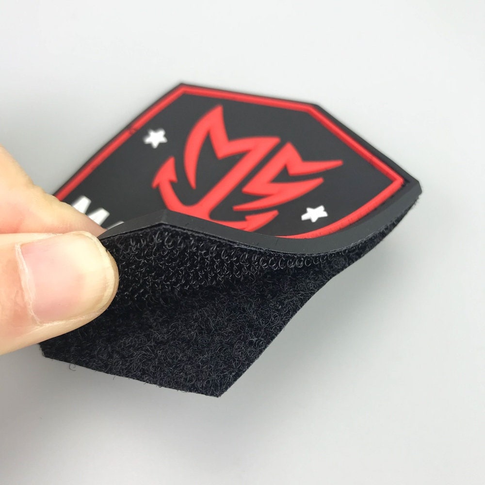 100 Customized 3D Soft PVC Patches, Clothing Accessories, Leather Patch ...