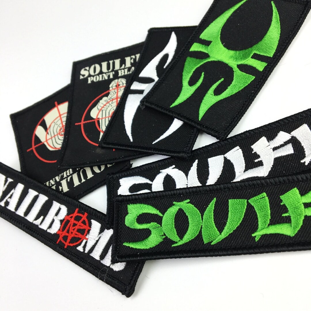 100 Custom Embroidered Patch, Sew on Patch, Merrow Edge, Stitched ...