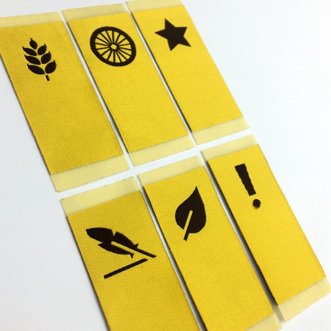 Custom Logo Woven Labels, Straight Cut Woven Labels,washable Labels ...