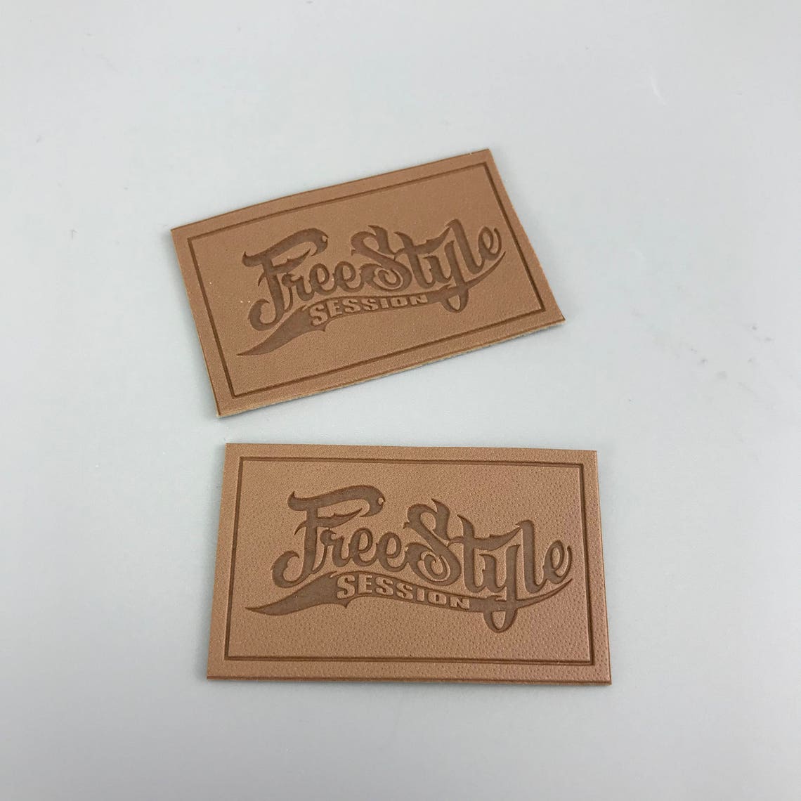 100 Leather Label Leather Patch Custom Leather Tags Leather | Etsy