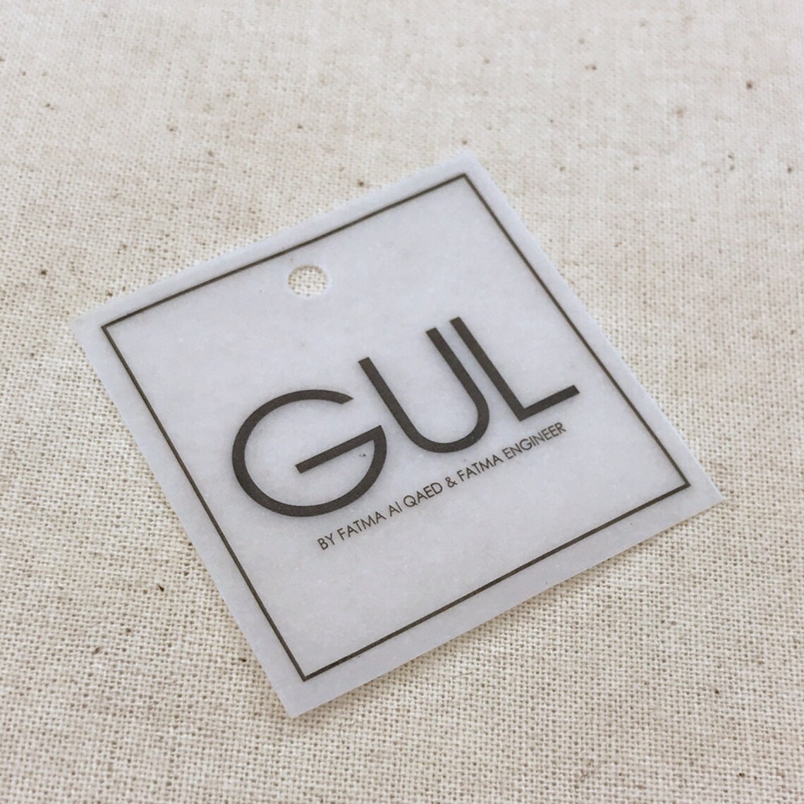 100 Butter Paper Swing Tag, Transparent Printing Hang Tag, Recycled Tag ...