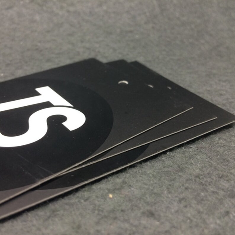 1000 UV Hang Tags, Custom UV Glossy Hang Tags, Custom Hang Tags, Hang ...