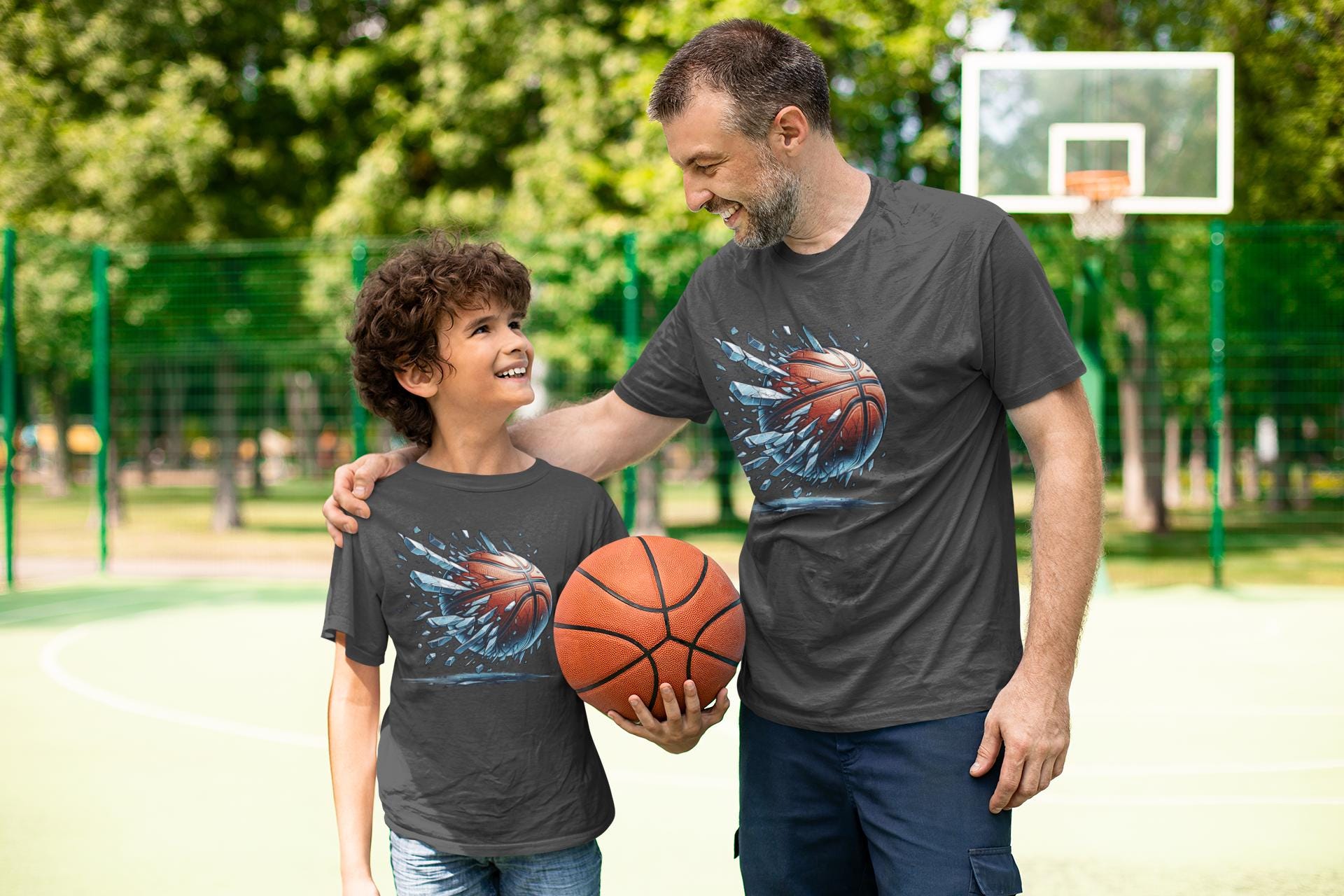 Basketball Boy Girl Mom DTF Transfer: Hoop Game Day Vibes, Shot Basket ...