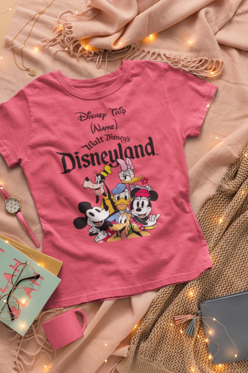 2026 Custom Disney Squad Family Trip Dtf, Personalized Disneyland ...