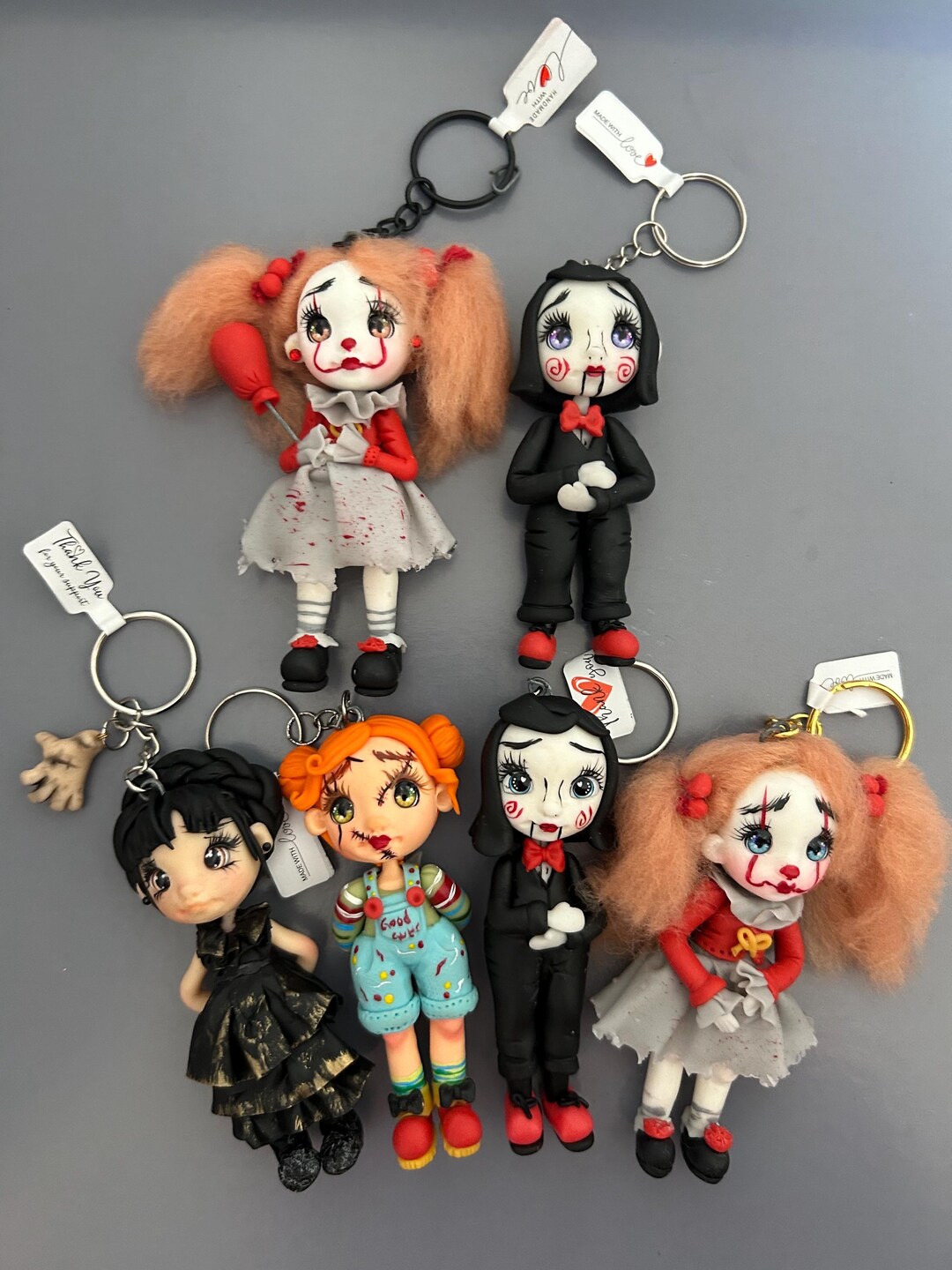Halloween Keychains - Etsy