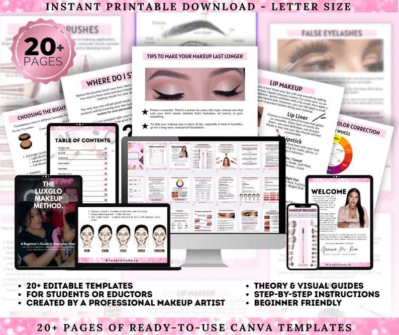 Makeup Training Manual - Etsy