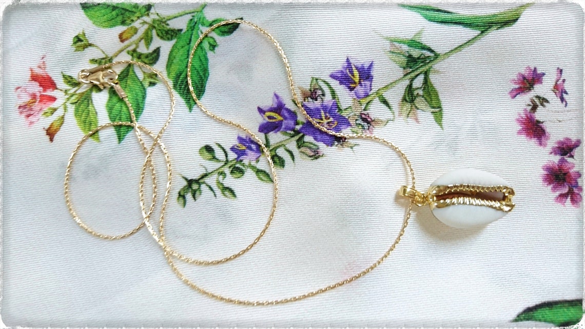 Caribbean Jewelry Bohemian Shell Necklace Nautical Shell - Etsy