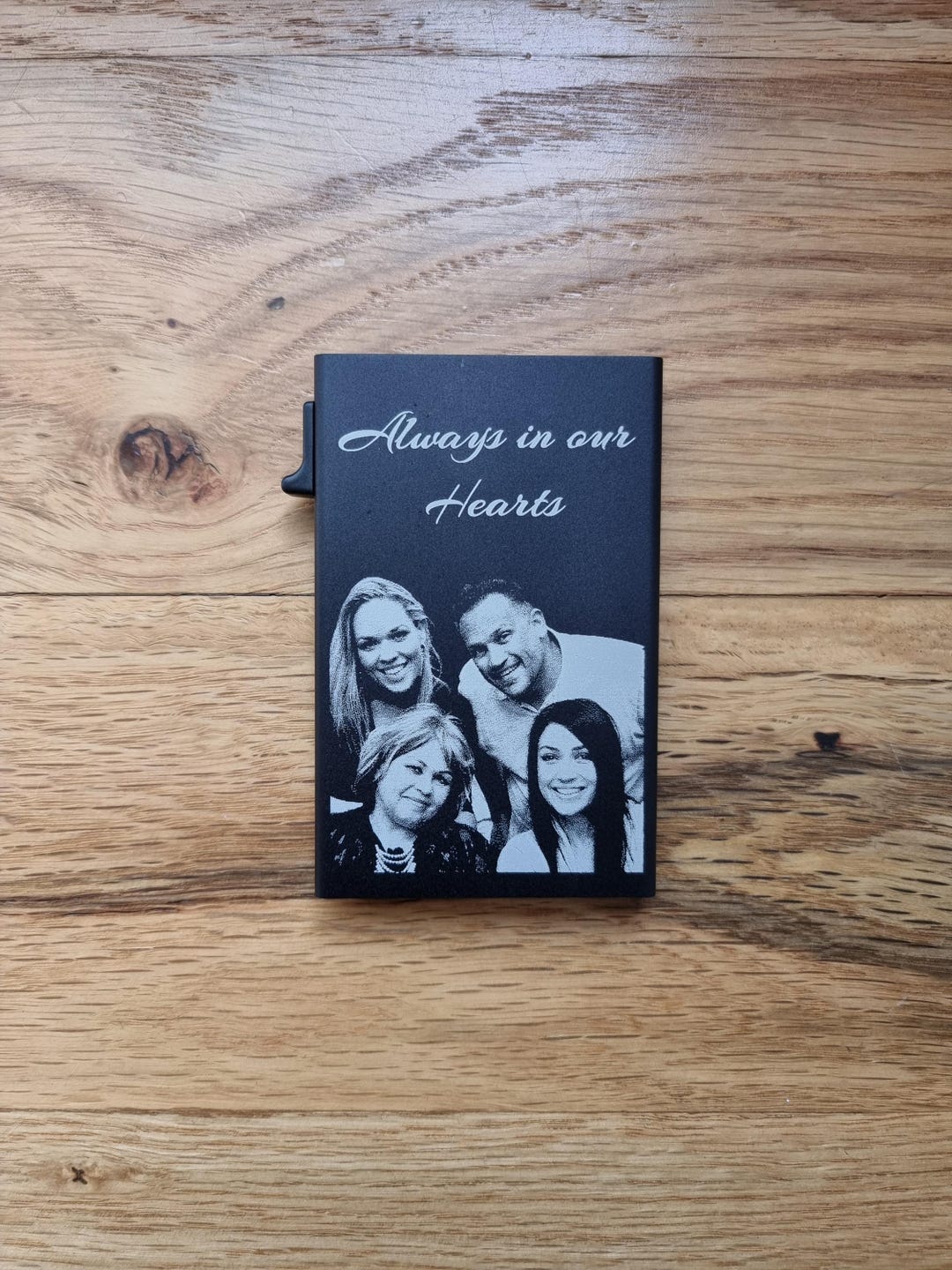 Metal Compact Card Wallet: Custom Photo or Message - Etsy