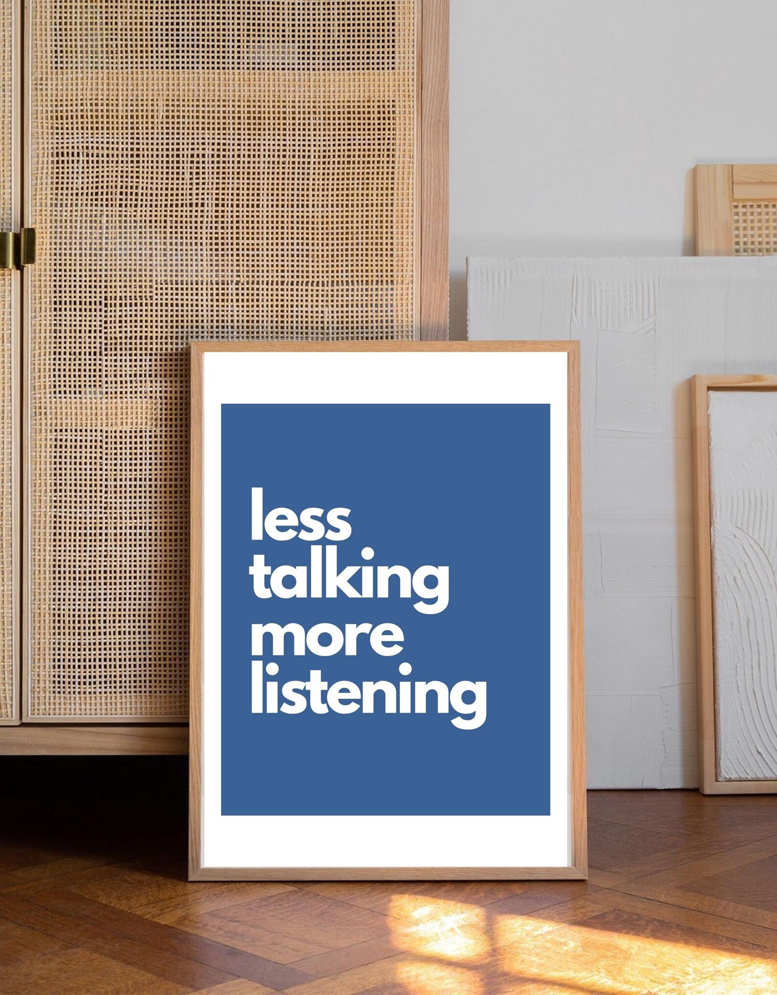 Less Talking More Listening , Wall Art and Quotes , Digital Print ...