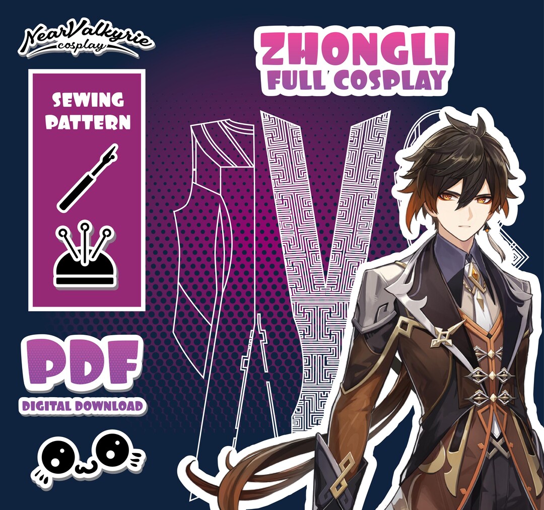 Zhongli Cosplay Patterns - Etsy