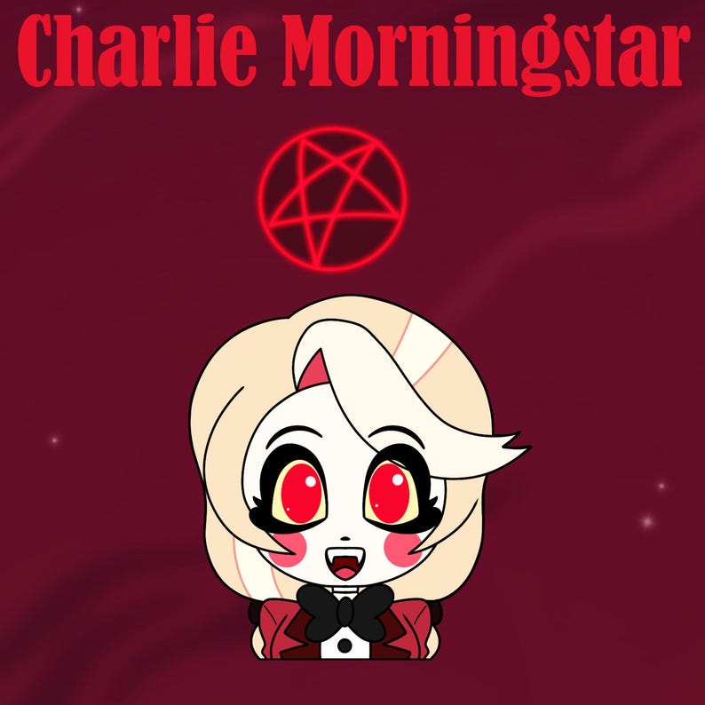 Hazbin Hotel Charlie Morningstar Sticker - Etsy