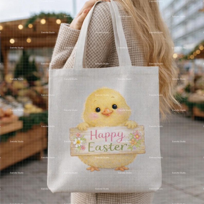 Watercolor Easter Chick Clipart Bundle | Pastel Floral PNG Graphics ...