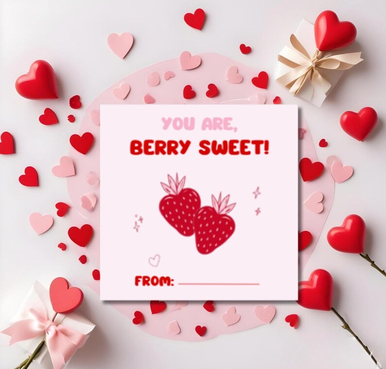 Valentine’s Day Mini Cards Printable | Cute Pink Valentine Cards ...