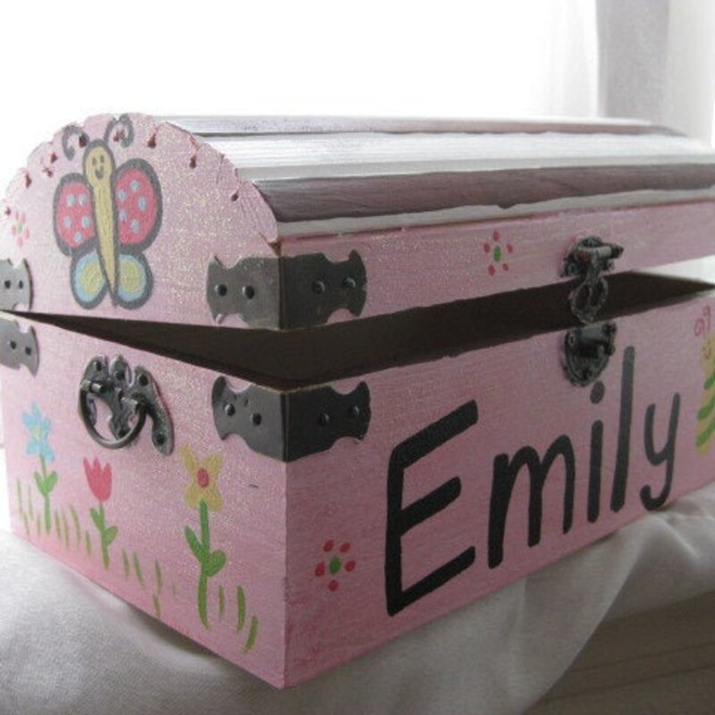 Wooden Treasure Chest - Etsy