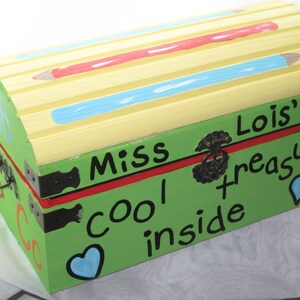 Teacher's Treasure Chest or Incentive Box- Medium Sized, Latch, Color ...