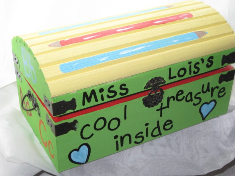 Teacher's Treasure Chest or Incentive Box Medium Sized - Etsy