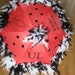 Red and White Second Line Umbrella Parasol With Spine Trim Sorority New ...