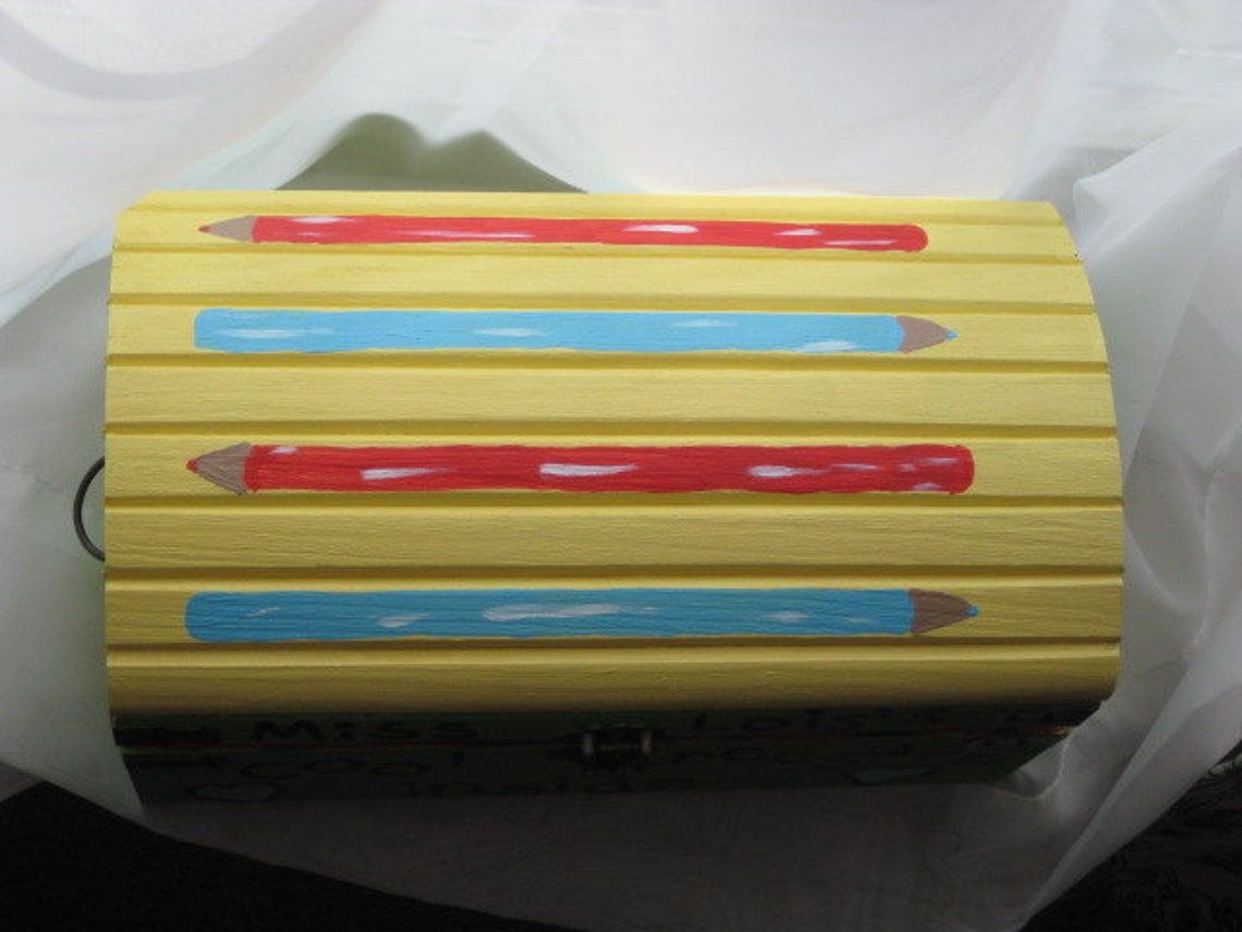 Teacher's Treasure Chest or Incentive Box Medium Sized | Etsy