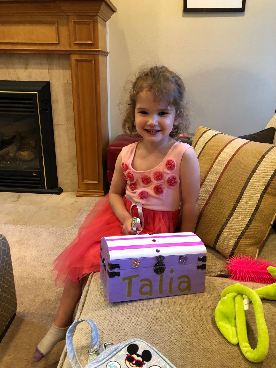 Pirate Princess Personalized Wooden Sparkly Treasure Chest - Etsy