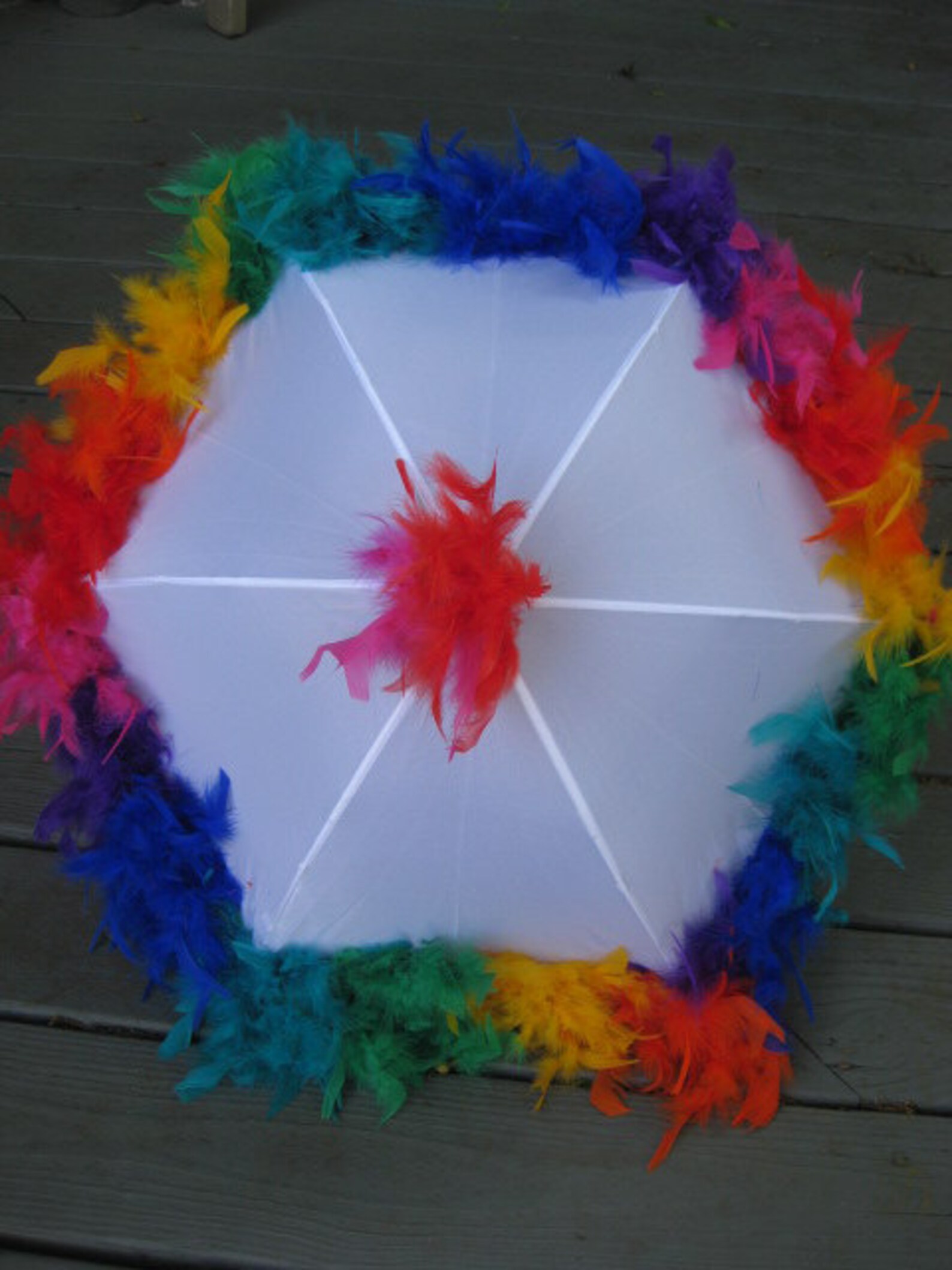 Rainbow Multi Color Second Line Umbrella Festival Parasol - Etsy