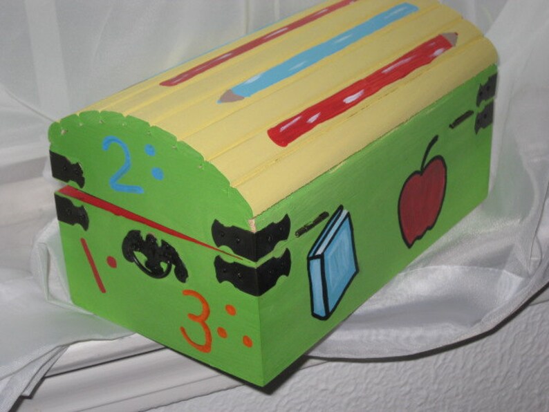 Teacher's Treasure Chest or Incentive Box Medium Sized | Etsy