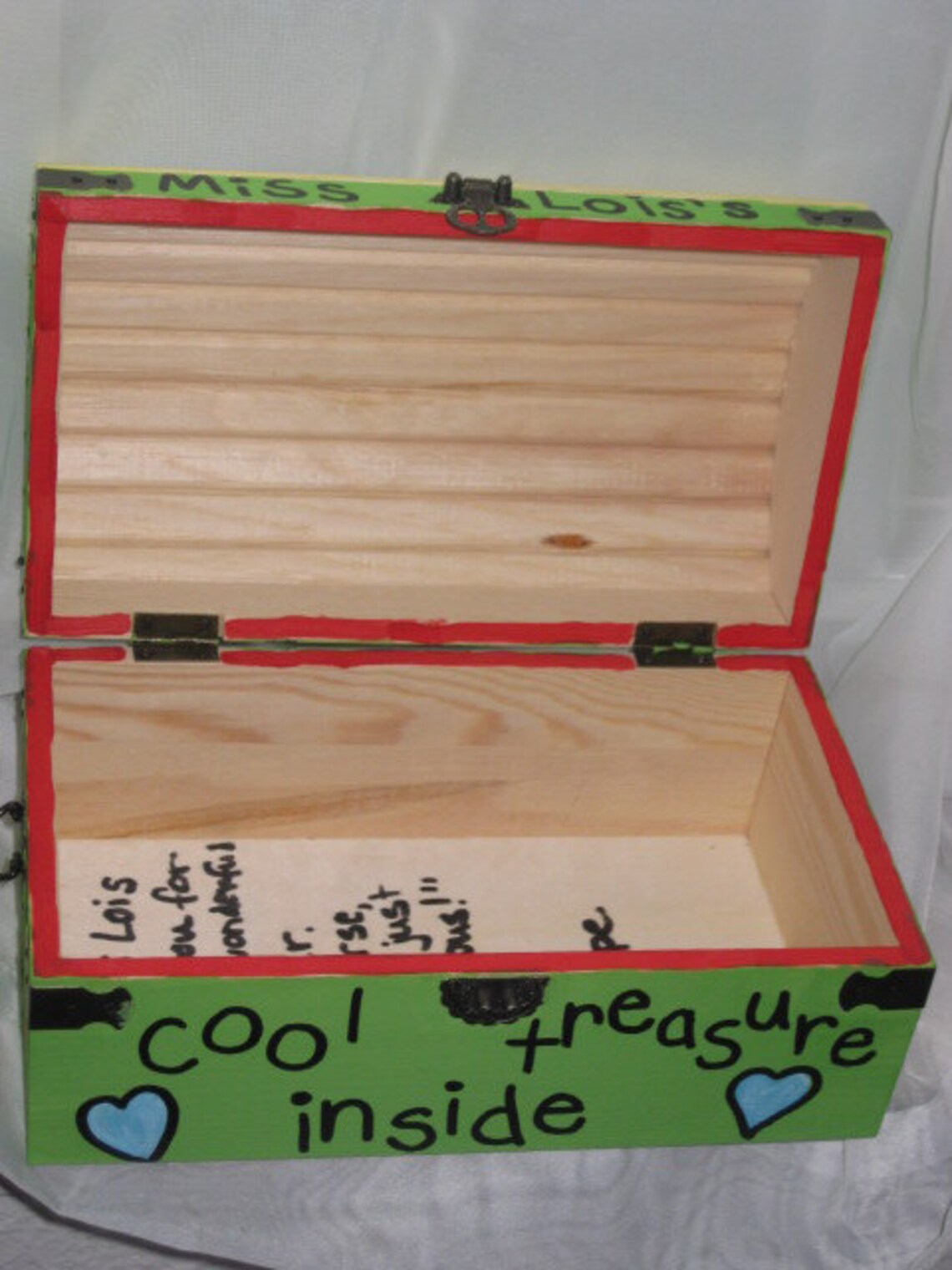 Teacher's Treasure Chest or Incentive Box Medium Sized | Etsy