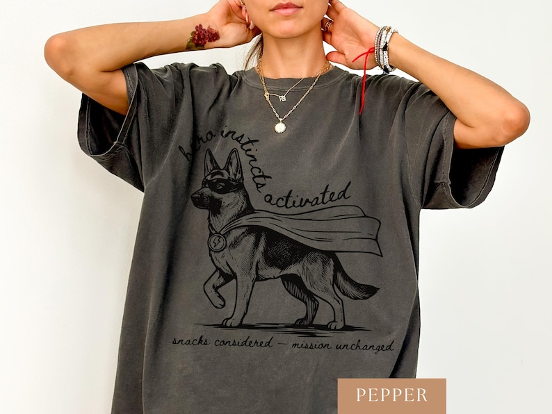 Comfort Colors German Shepherd Shirt, Funny Dog Shirt, Vintage Dog ...