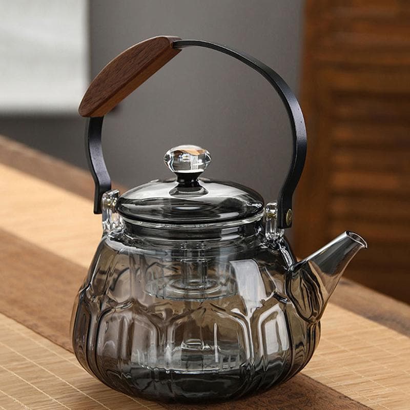 Glass Teapot on Stove - Etsy