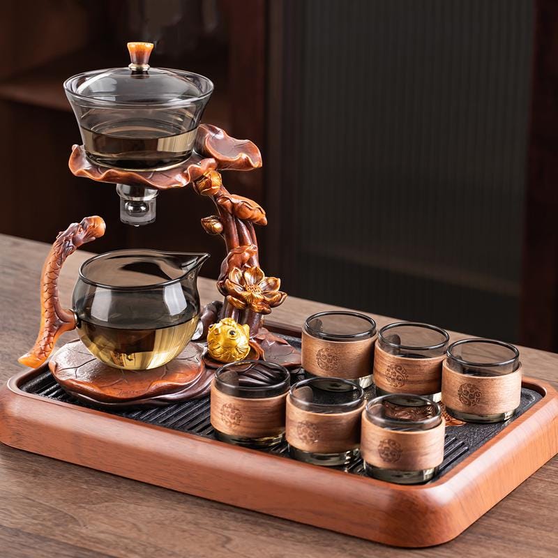 Glass Tea Set Gongfu - Etsy UK
