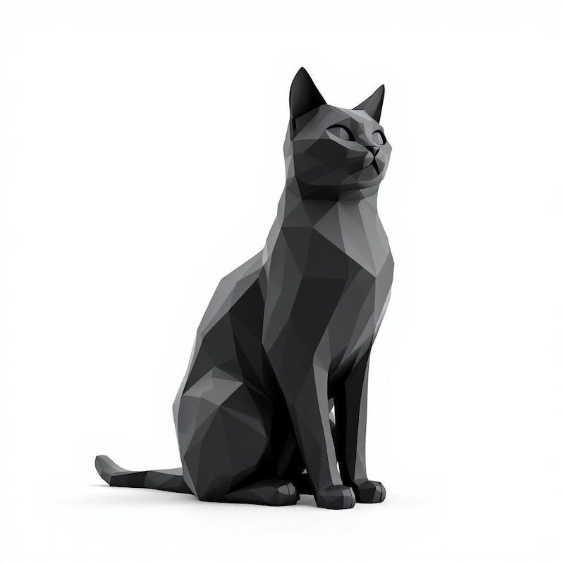 Gold Low Poly Art - Etsy