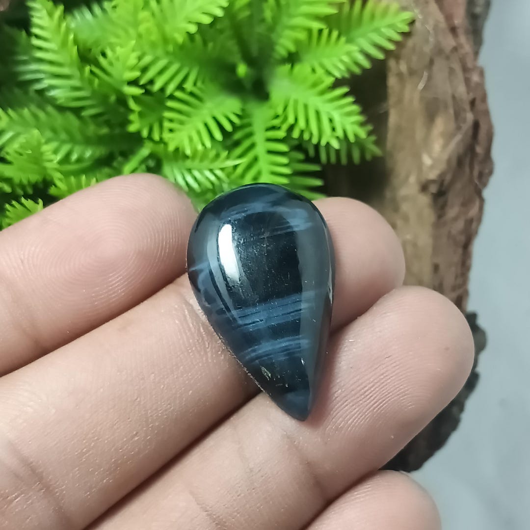 Amazing Rare Hawk’s Eye (blue Tiger Eye) Gemstone Golden Brown Cabochon ...