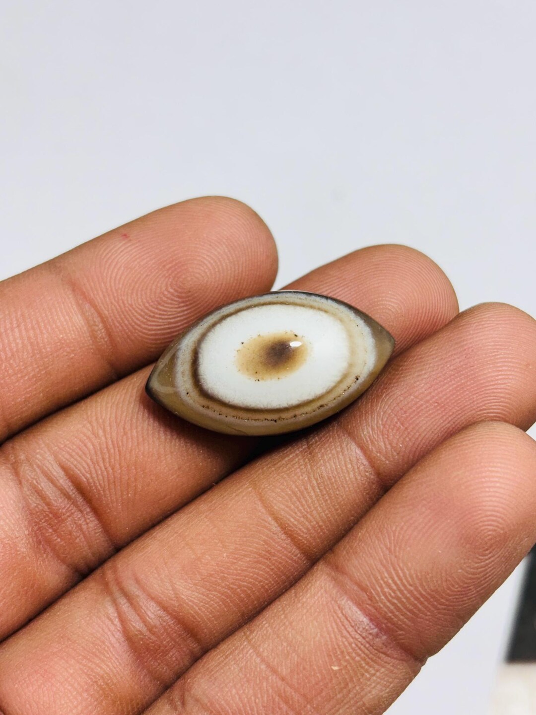 Beautiful Eye Agate Cabochon | Evil Eye Agate Stone | Gemstone | Loose ...