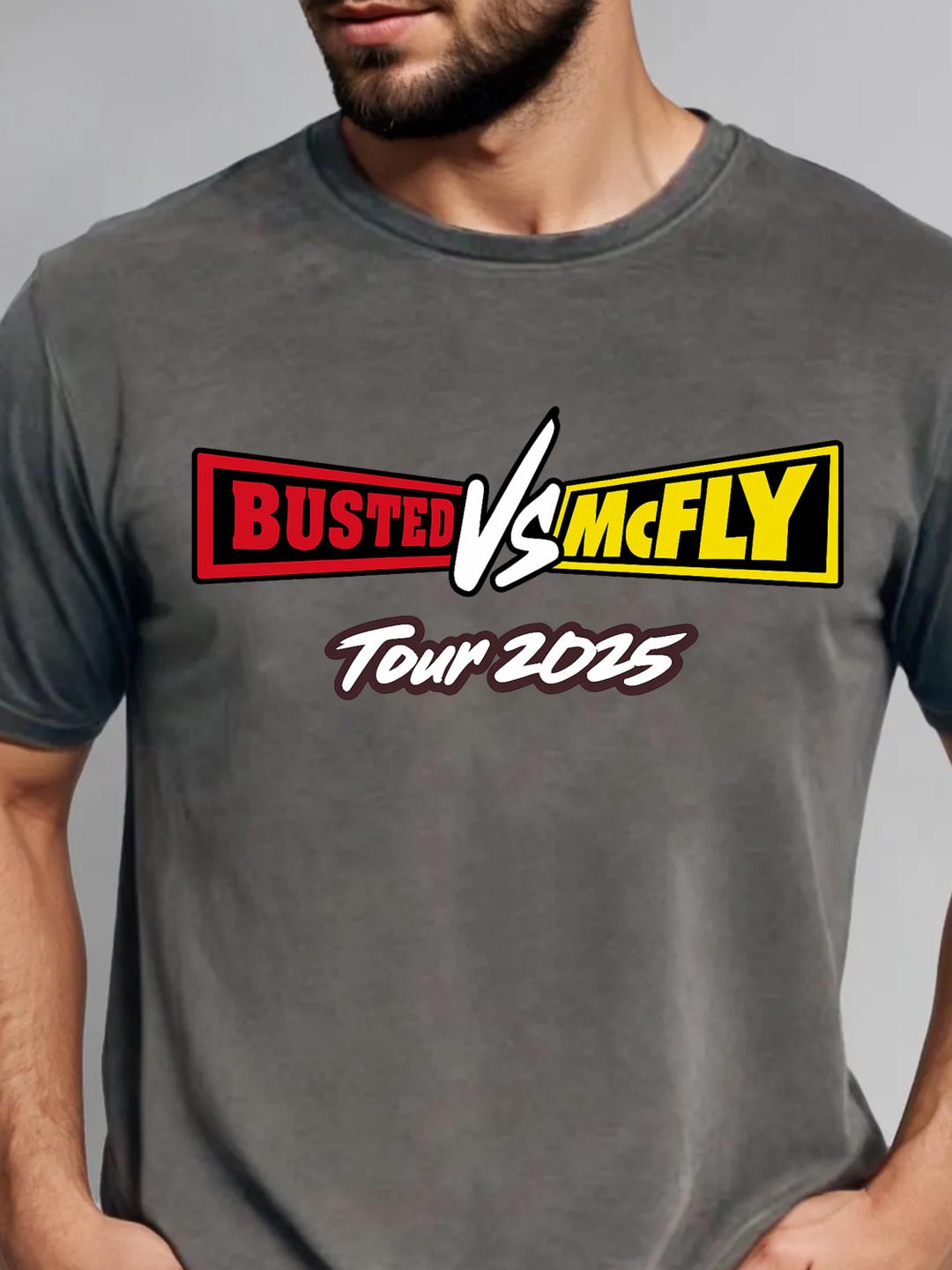 Busted Vs Mcfly Tour 2025 Concert T-shirt - Etsy