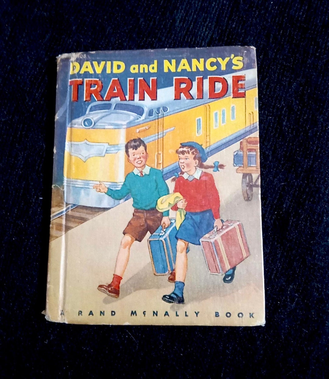 David & Nancy's Train Ride (1940s Children's Book) - Etsy