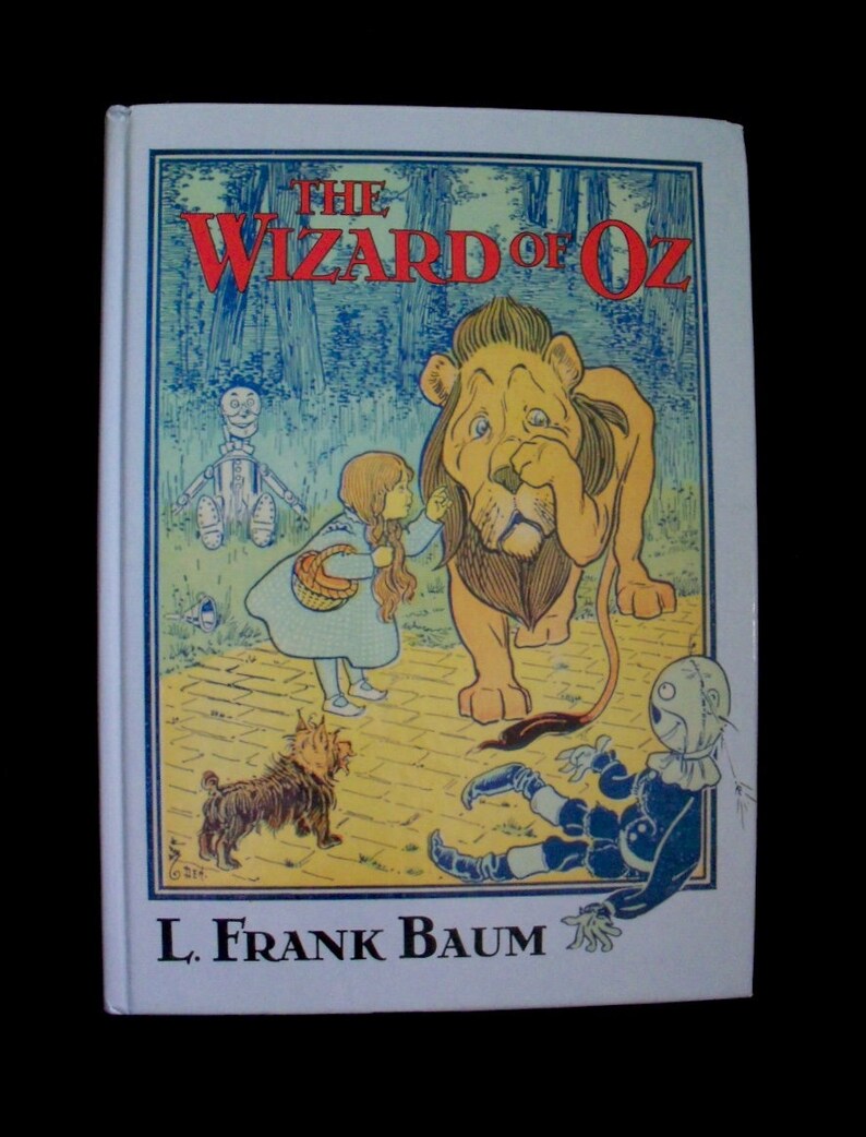 The Wizard of Oz by L. Frank Baum Illustrated Hardcover | Etsy