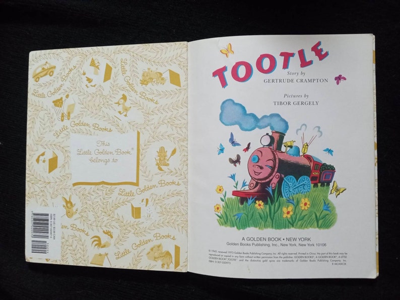Tootle (little Golden Book) * Kid's Train Story - Etsy