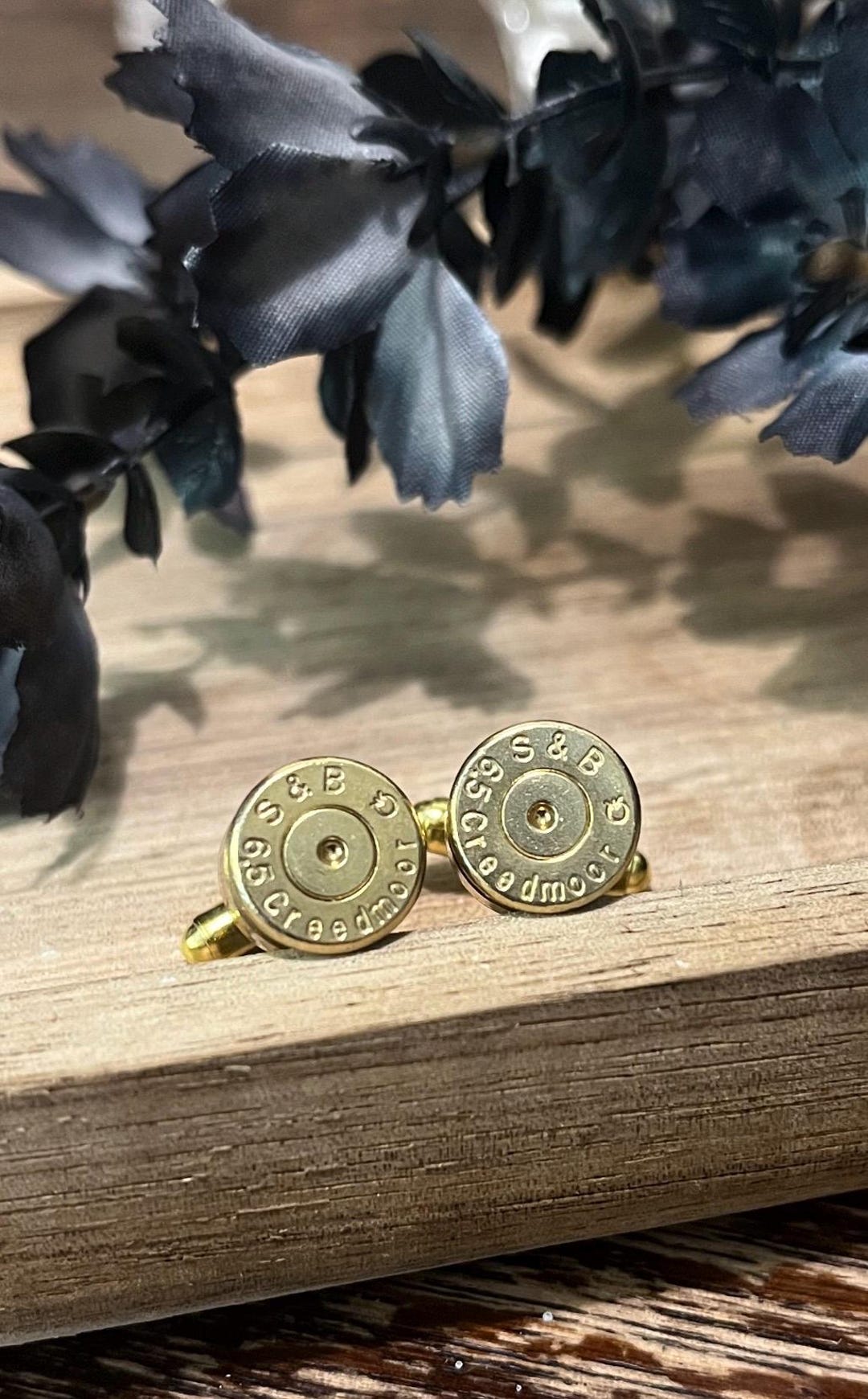 6.5 Creedmoor Bullet Cufflinks – Real Rifle Ammo Jewelry, Men’s Gun ...