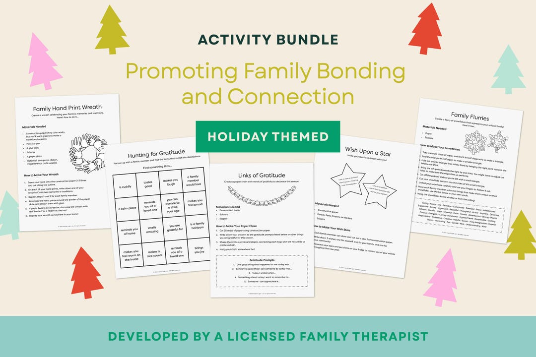 Family Bonding Activities | Advent Crafts for Kids and Parents ...