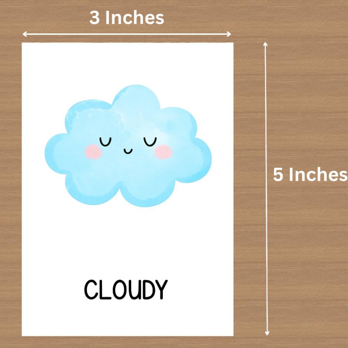 Weather Moments Coloring Flashcards – Printable Kids Activity | Digital ...
