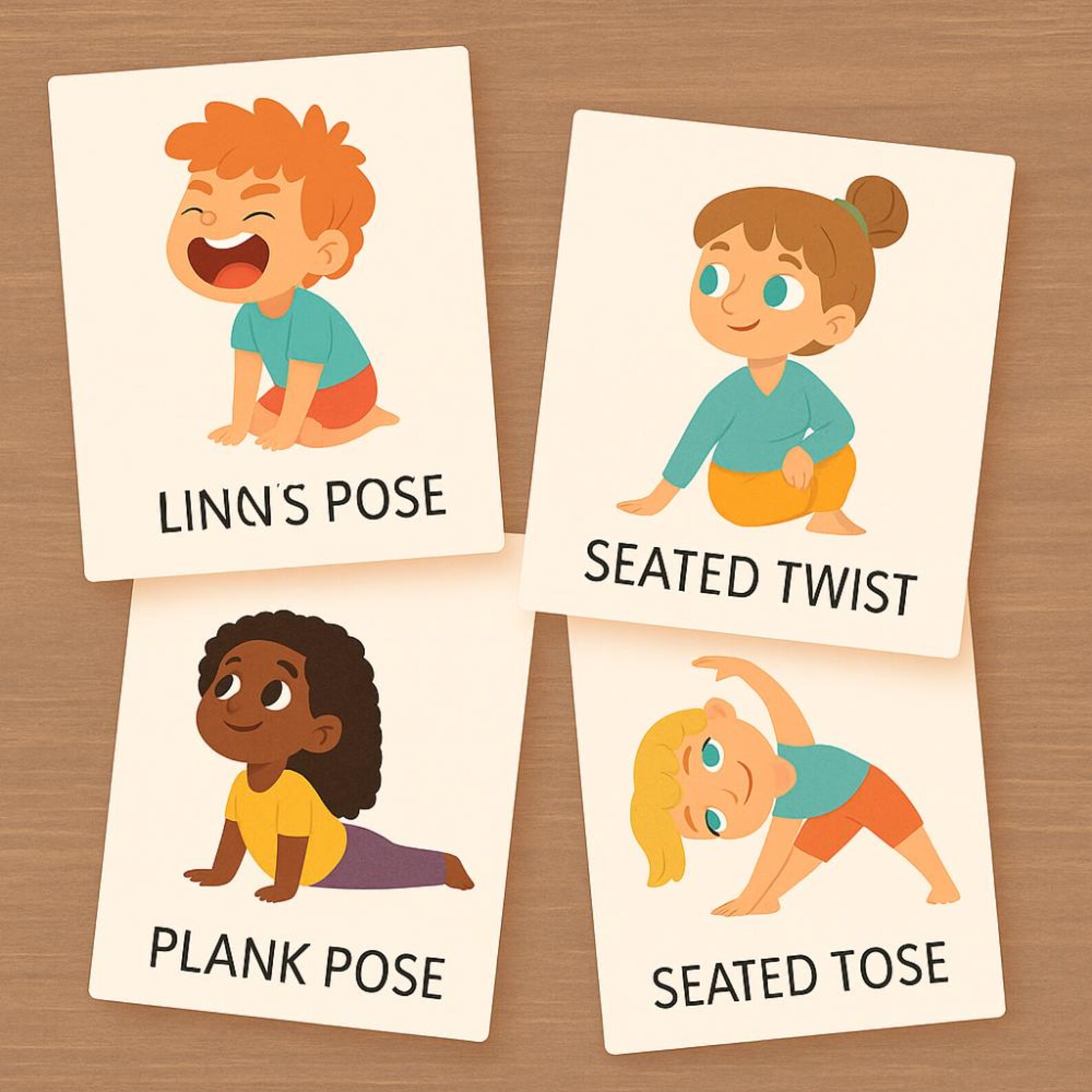 Kids Yoga Flashcards Printable | Toddler and Preschool Yoga Poses ...