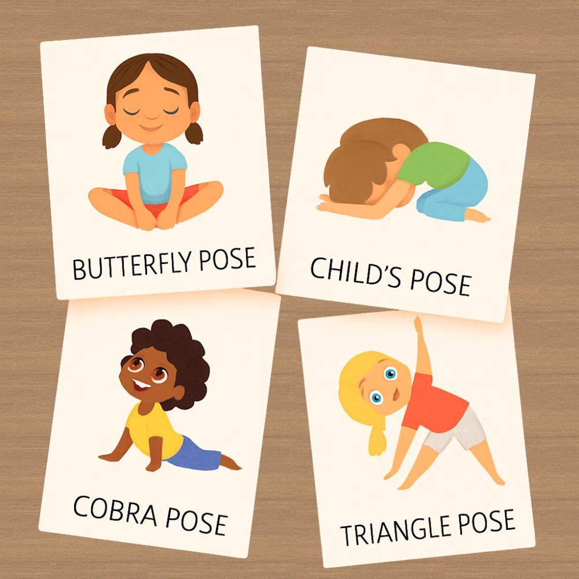 Kids Yoga Flashcards Printable | Toddler and Preschool Yoga Poses ...